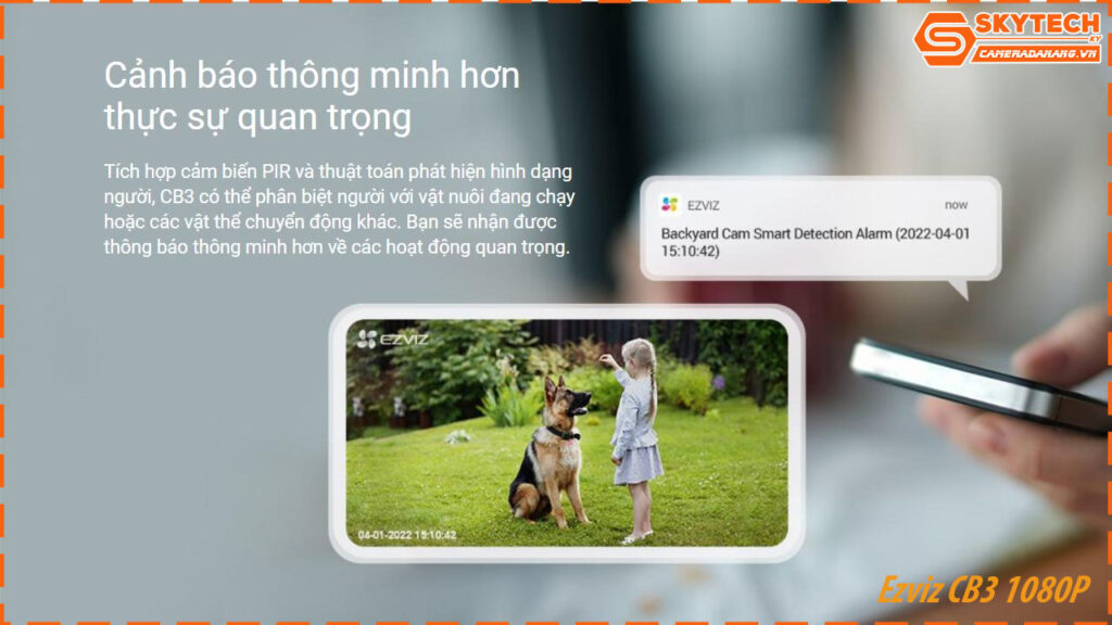 Cách cài đặt camera Ezviz CB3 1080P trên điện thoại