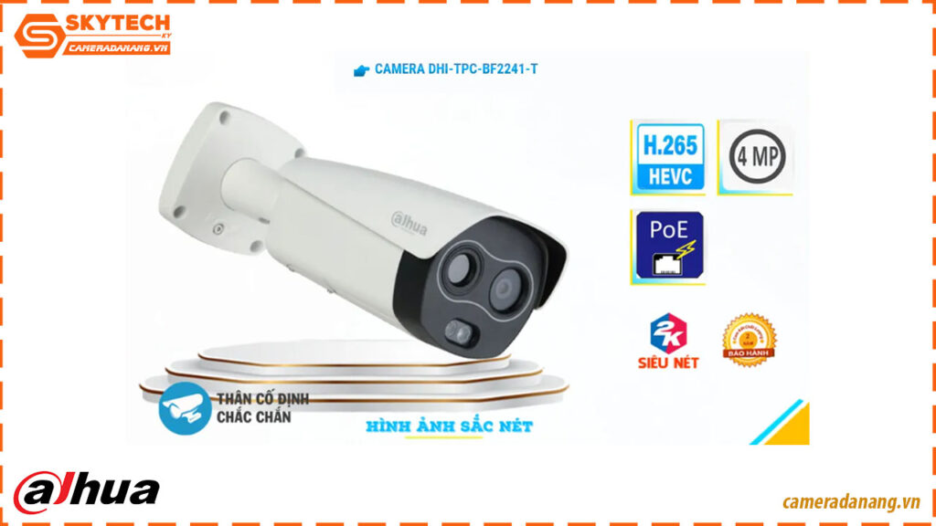 Camera cảm biến nhiệt 4MP Dahua DHI-TPC-BF2241-T