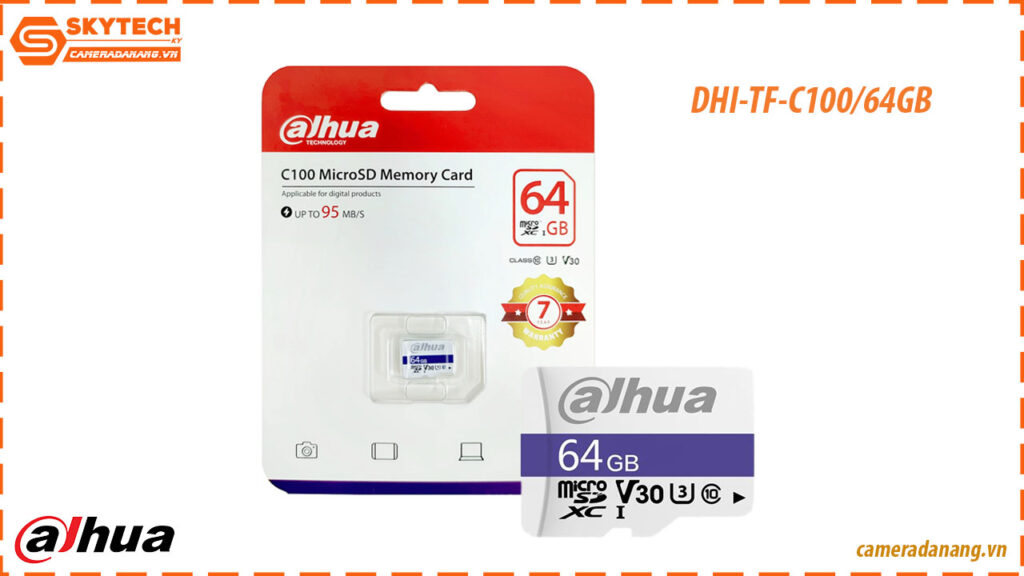 Thẻ nhớ Micro SD 64GB Dahua DHI-TF-C100/64GB